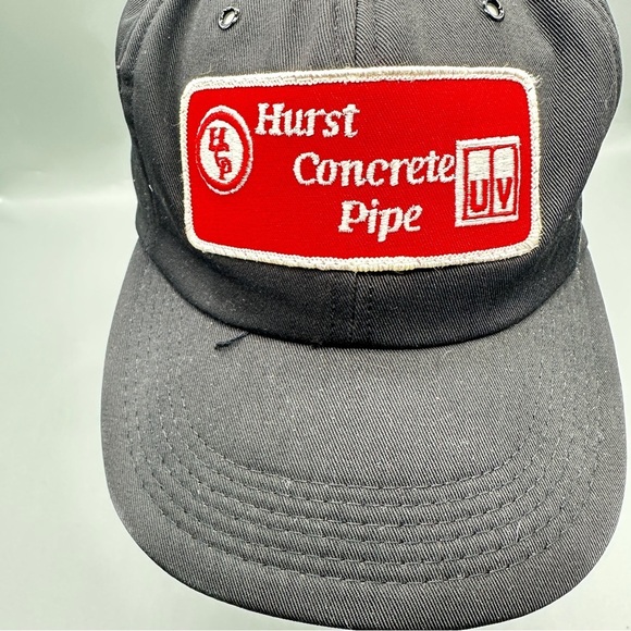 Accessories | Vintage Hurst Concrete Pipe Hat Usa Made By Tomkim Union ...